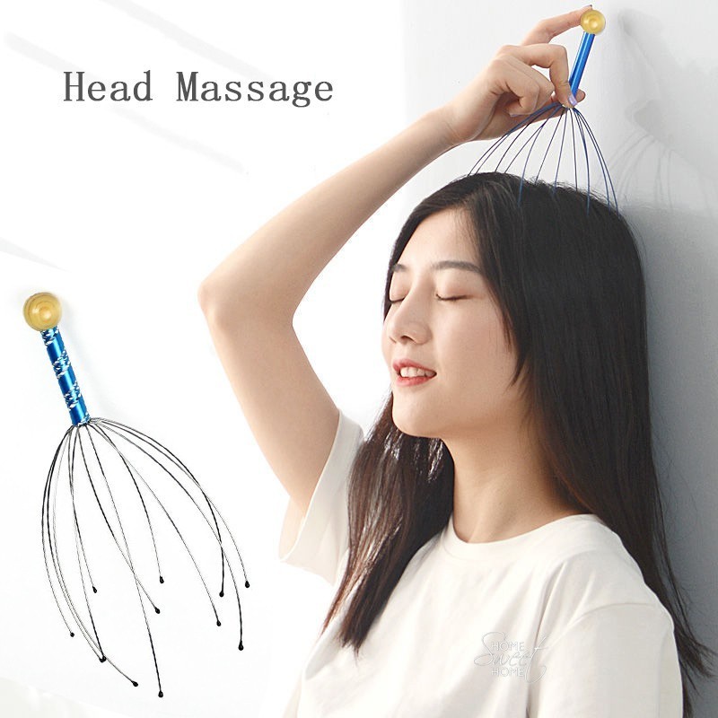Head Scalp Relaxation Massage Pain Relief Body Massager Stress Release ...