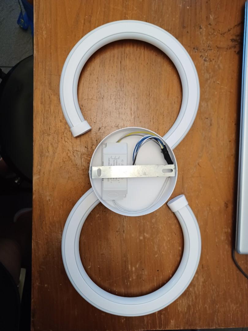 Infinity Ceiling/Wall LED Light Fixture, Furniture & Home Living ...