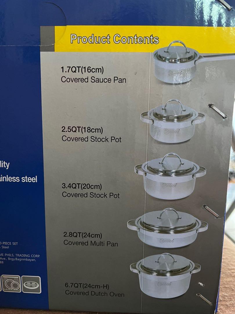 Innoss master chef set, Furniture & Home Living, Kitchenware ...