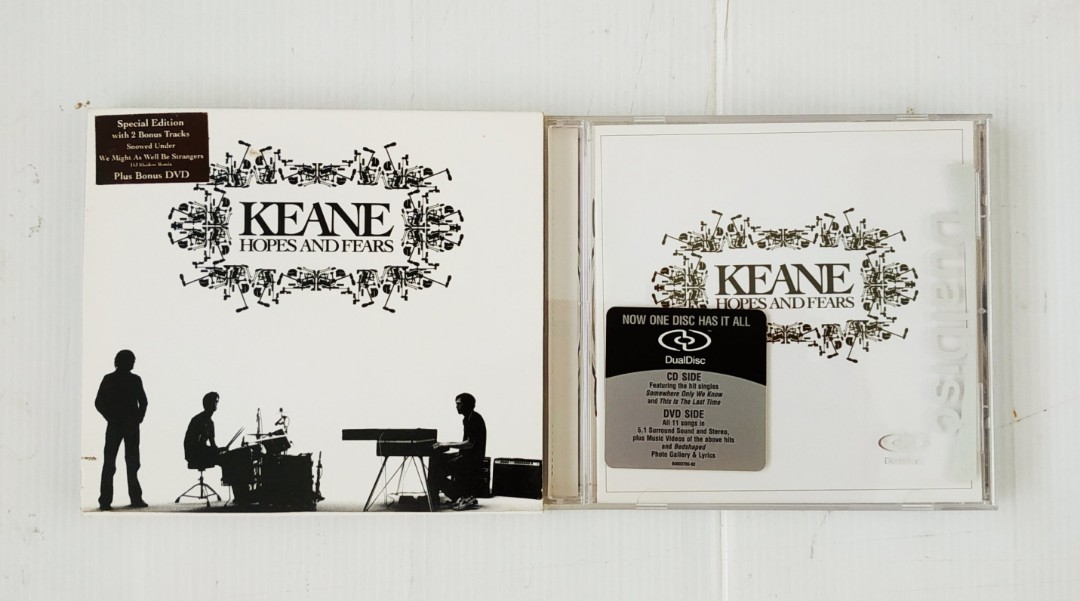 Keane - Hopes And Fears CD+DVD 2004 (Singapore Edition) / Dual Disc CD ...