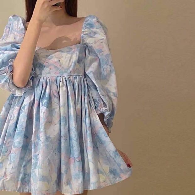 Korean Pastel Color Dress, Women's Fashion, Dresses & Sets, Dresses on ...