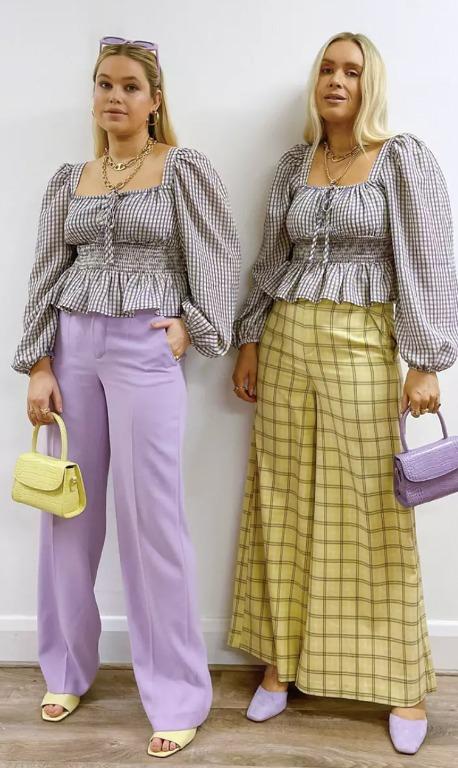 UK18 Labelrail x Olivia & Alice milkmaid blouse with shirred waist in ...