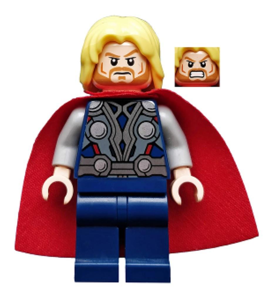 Lego Marvel - Thor Minifigure (sh018), Hobbies & Toys, Toys & Games on ...