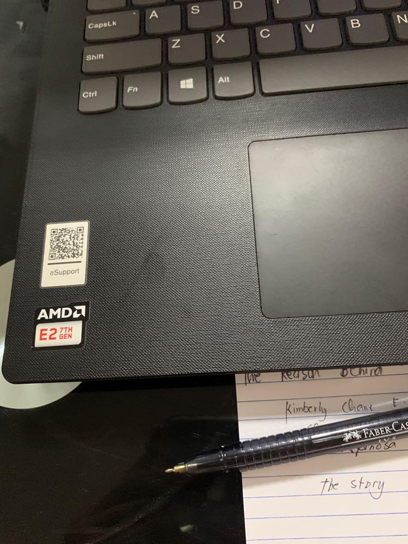 Lenovo Amd E2 7th Gen, Computers & Tech, Laptops & Notebooks on Carousell