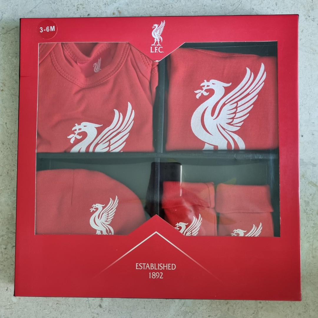 Liverpool FC Authentic Baby Set 3-6 month, Babies & Kids, Babies & Kids ...
