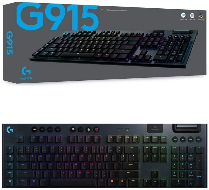 Logitech G915 Wireless Gaming Keyboard (Full Size), Computers & Tech, Parts & Accessories ...