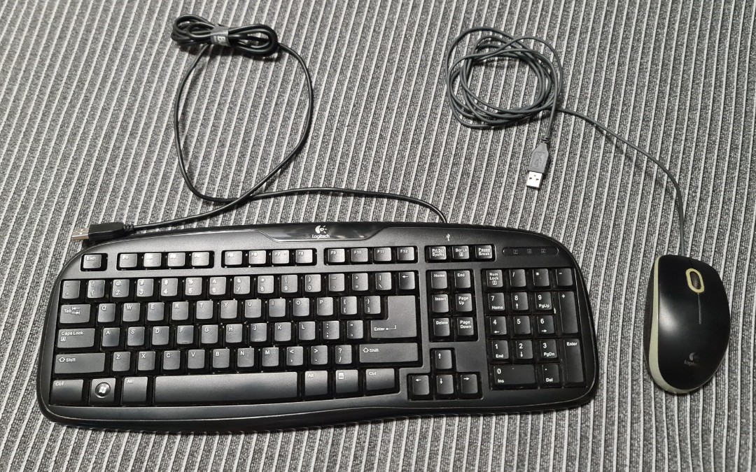 Logitech Keyboard And Mouse Set Computers And Tech Parts And Accessories Computer Keyboard On Carousell