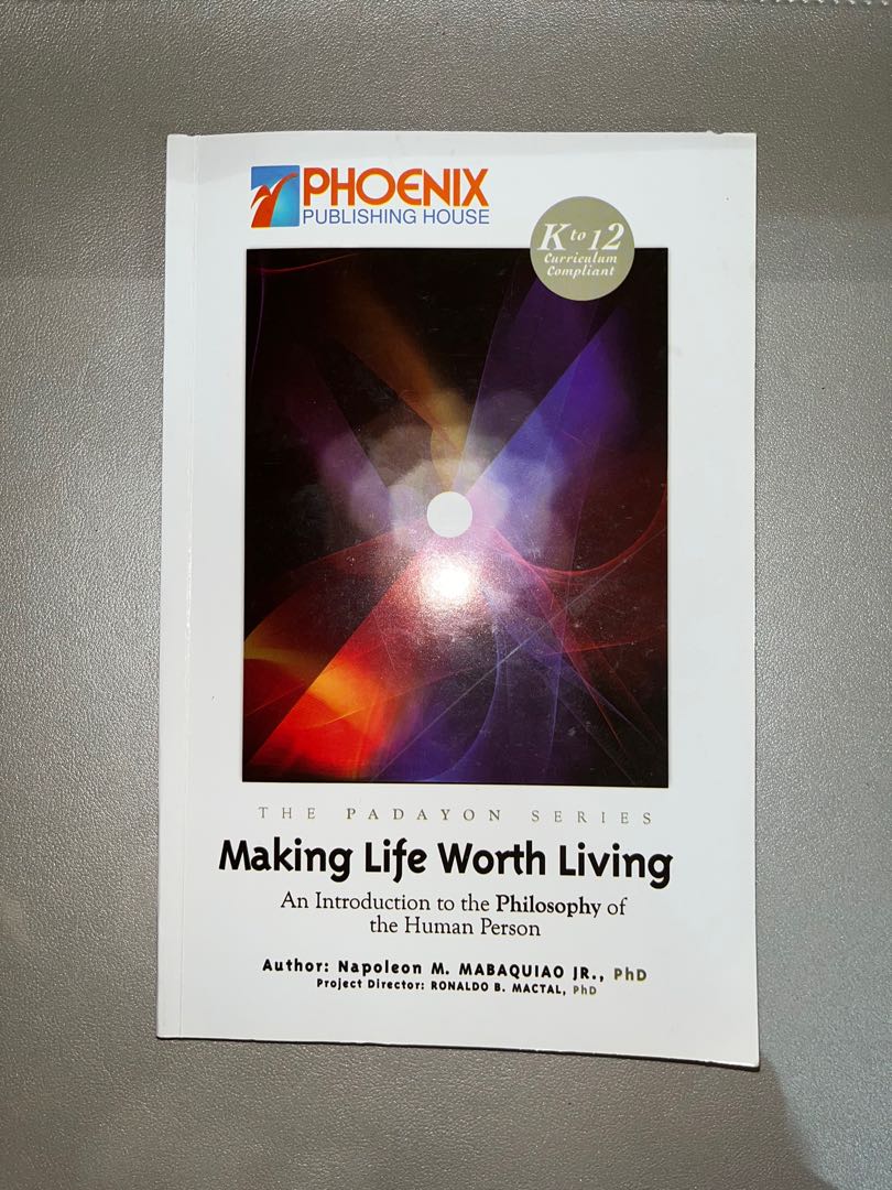 Making Life Worth Living - An Introduction to the Philosophy of the Human Person, Hobbies & Toys ...