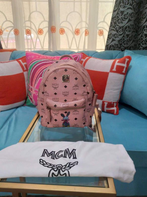 MCM limited ed Rabbit mini backpack, Women's Fashion, Bags & Wallets ...