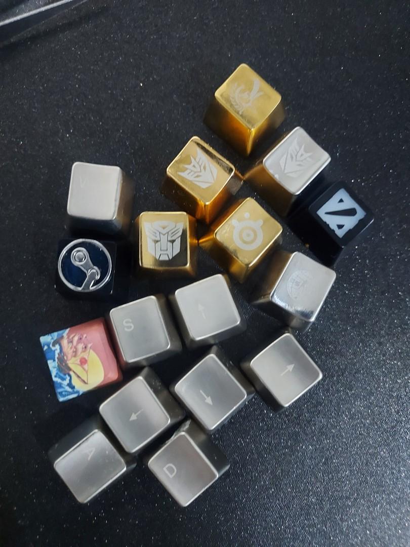 Metal Artisan Keycaps Steam, Ducky, Transformers, CS:GO,Steelseries ...