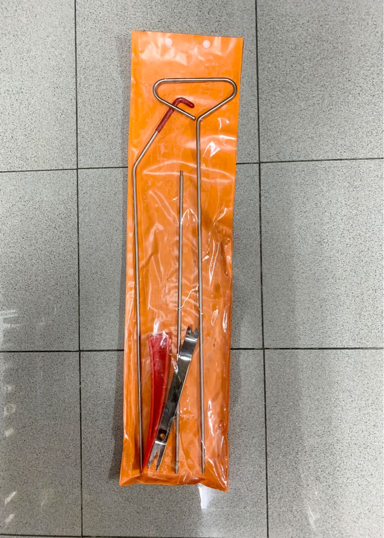 MICTUNING Car Door Emergency Unlock Tool Kit Easy Entry Long Reach ...