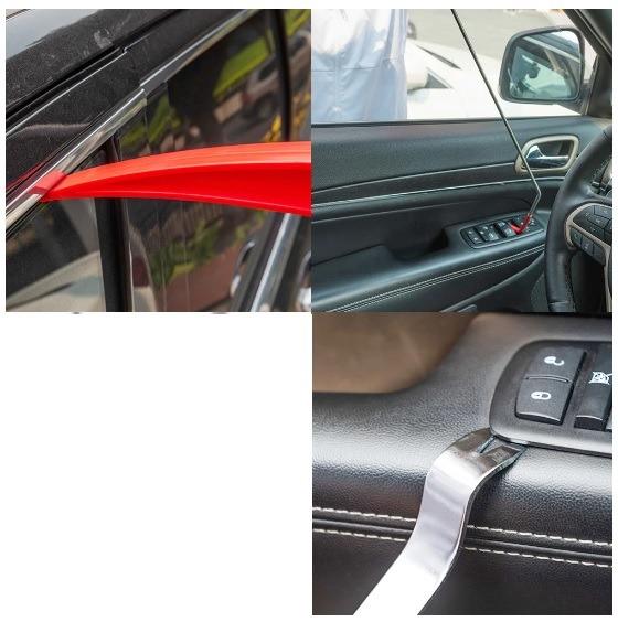 MICTUNING Car Door Emergency Unlock Tool Kit Easy Entry Long Reach ...