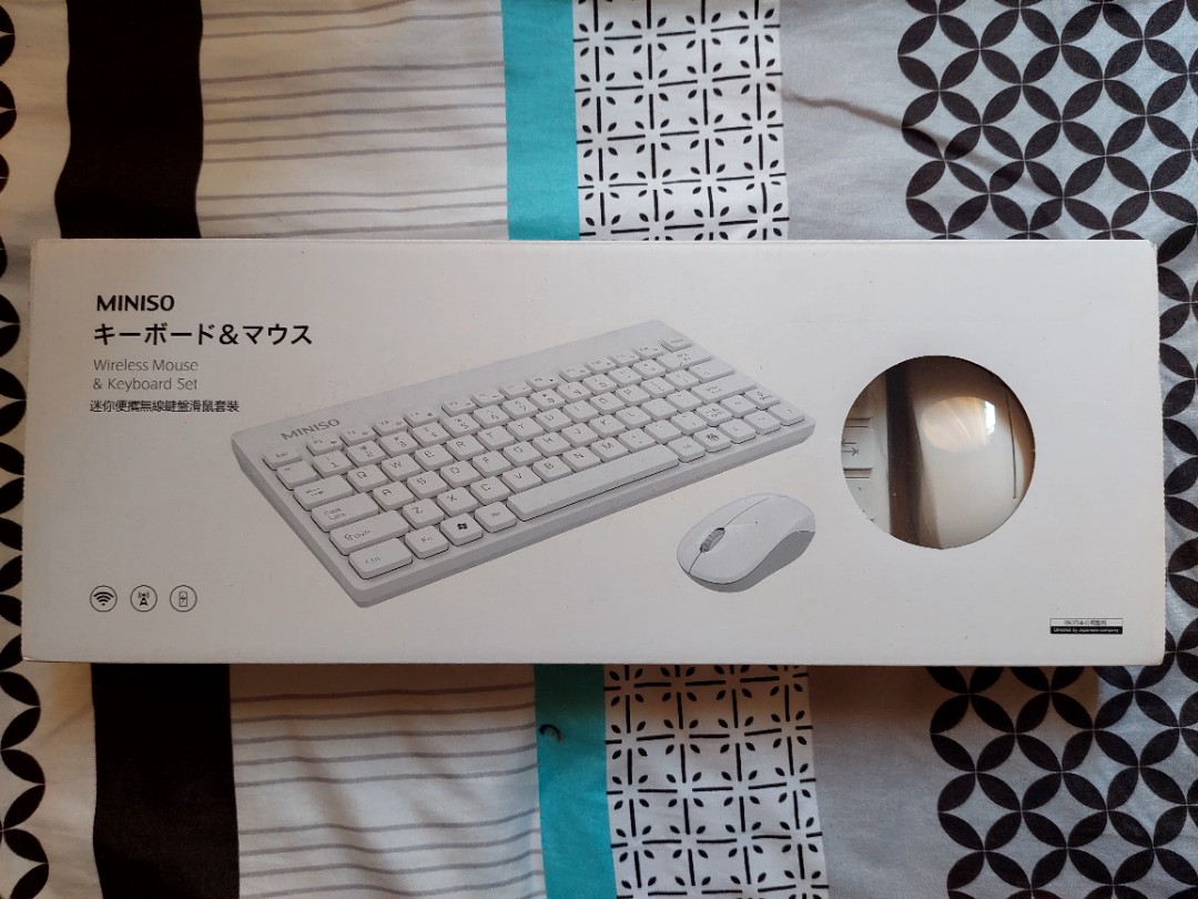 Miniso Keyboard and Mouse Set, Computers & Tech, Parts & Accessories, Computer Keyboard on Carousell