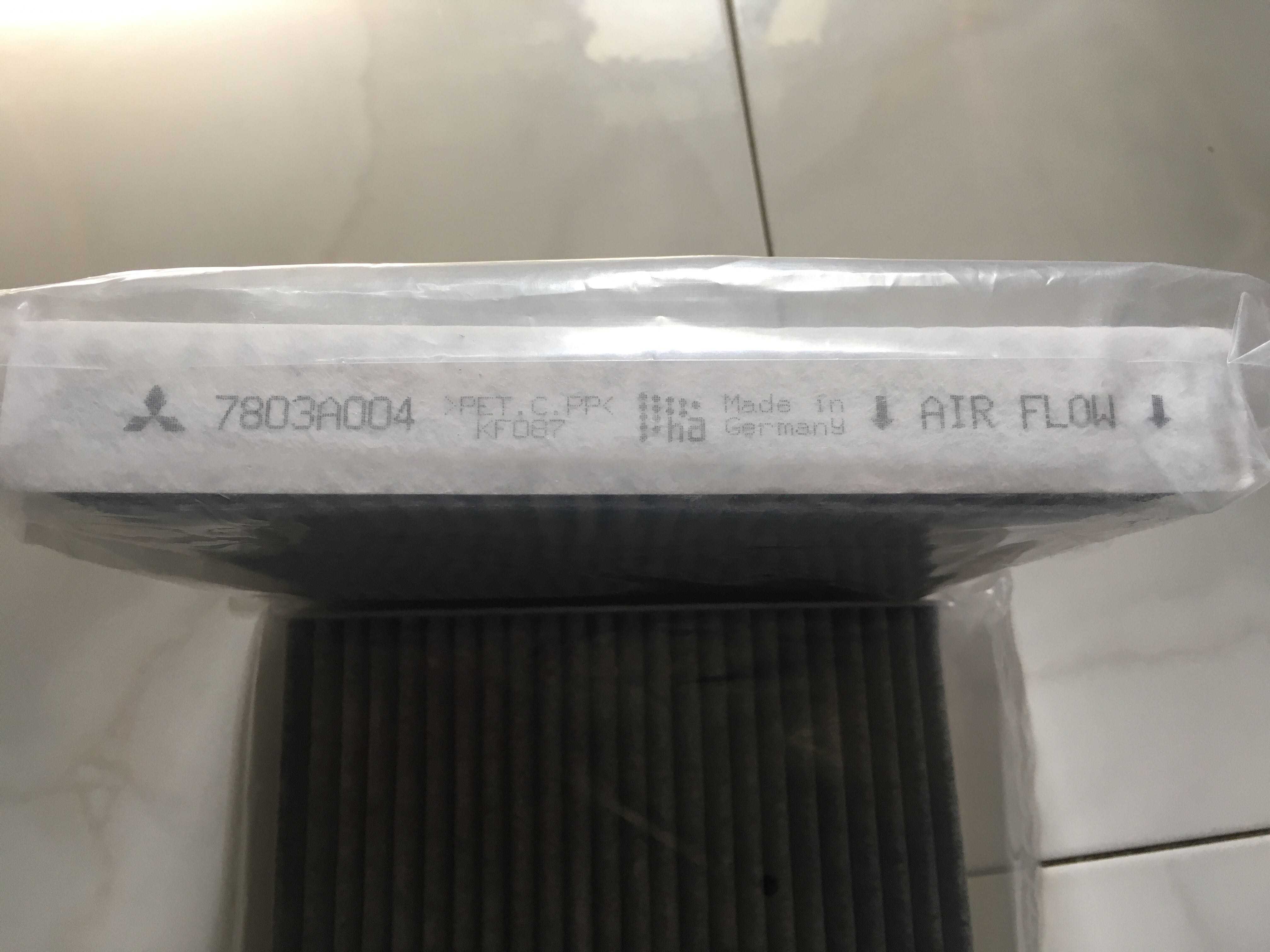 Mitsubishi Lancer Ex ASX Air Con Carbon Filter Part number 7803A004 ...