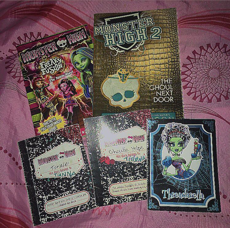 Monster high books/diaries set with flaws, Hobbies & Toys, Toys & Games ...