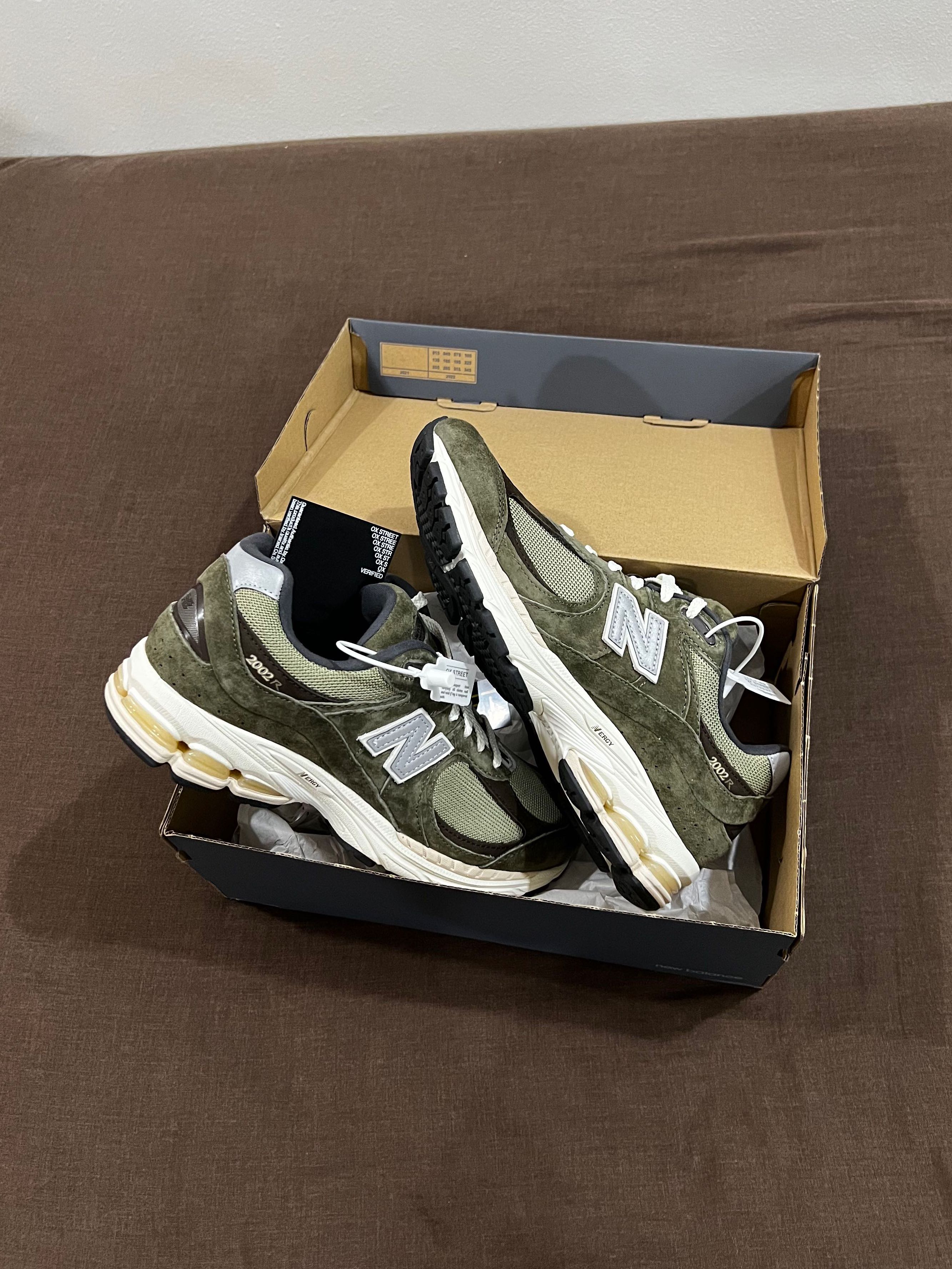 New Balance 2002r Olive, Men's Fashion, Footwear, Sneakers on Carousell