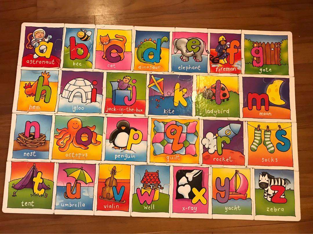 Orchard Toy Giant Alphabet puzzle floor puzzle jigsaw, Babies & Kids ...
