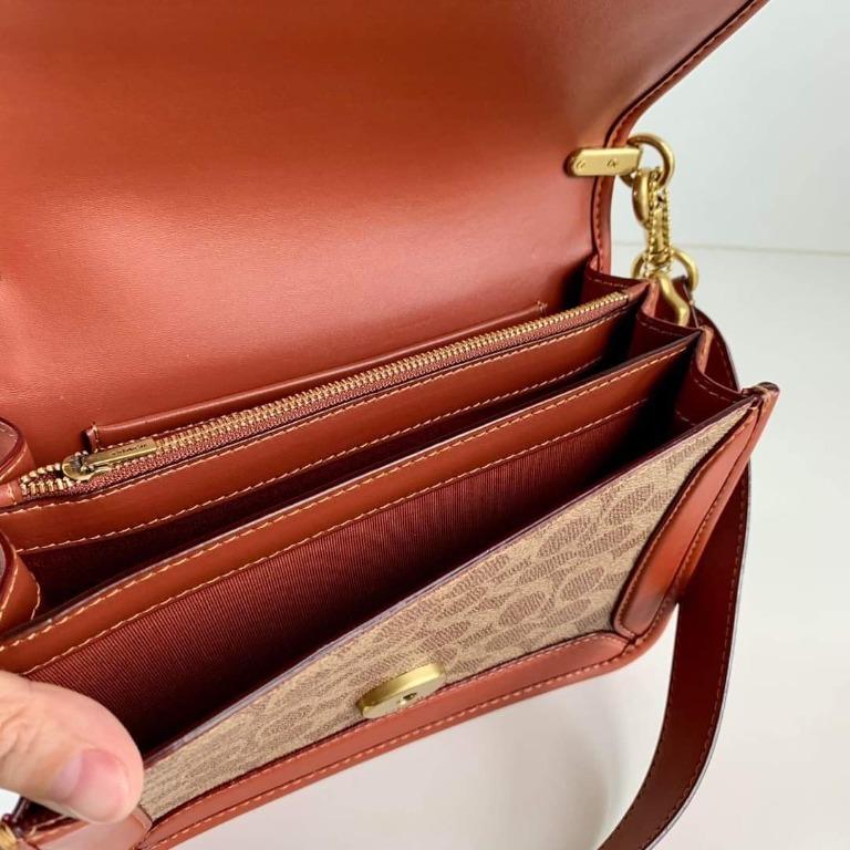 Original Coach Hero Women's Shoulder Bag In Signature Canvas C8450 ...