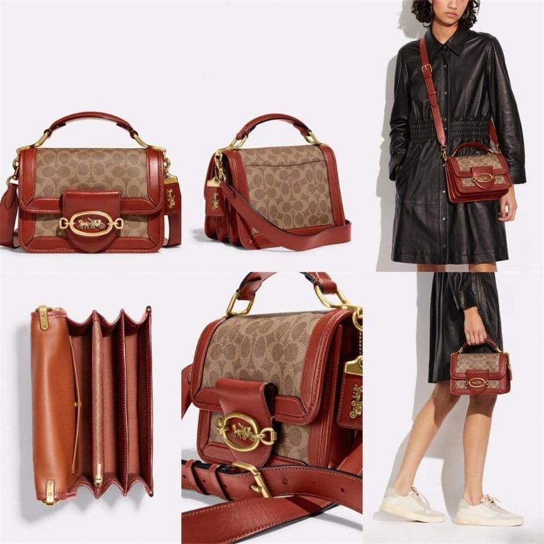 Original Coach Hero Women's Shoulder Bag In Signature Canvas C8450 ...