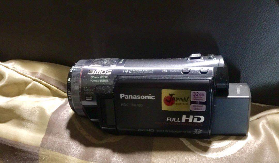 Panasonic full HD video camera with 5.1 Dolby digital sound recording ...