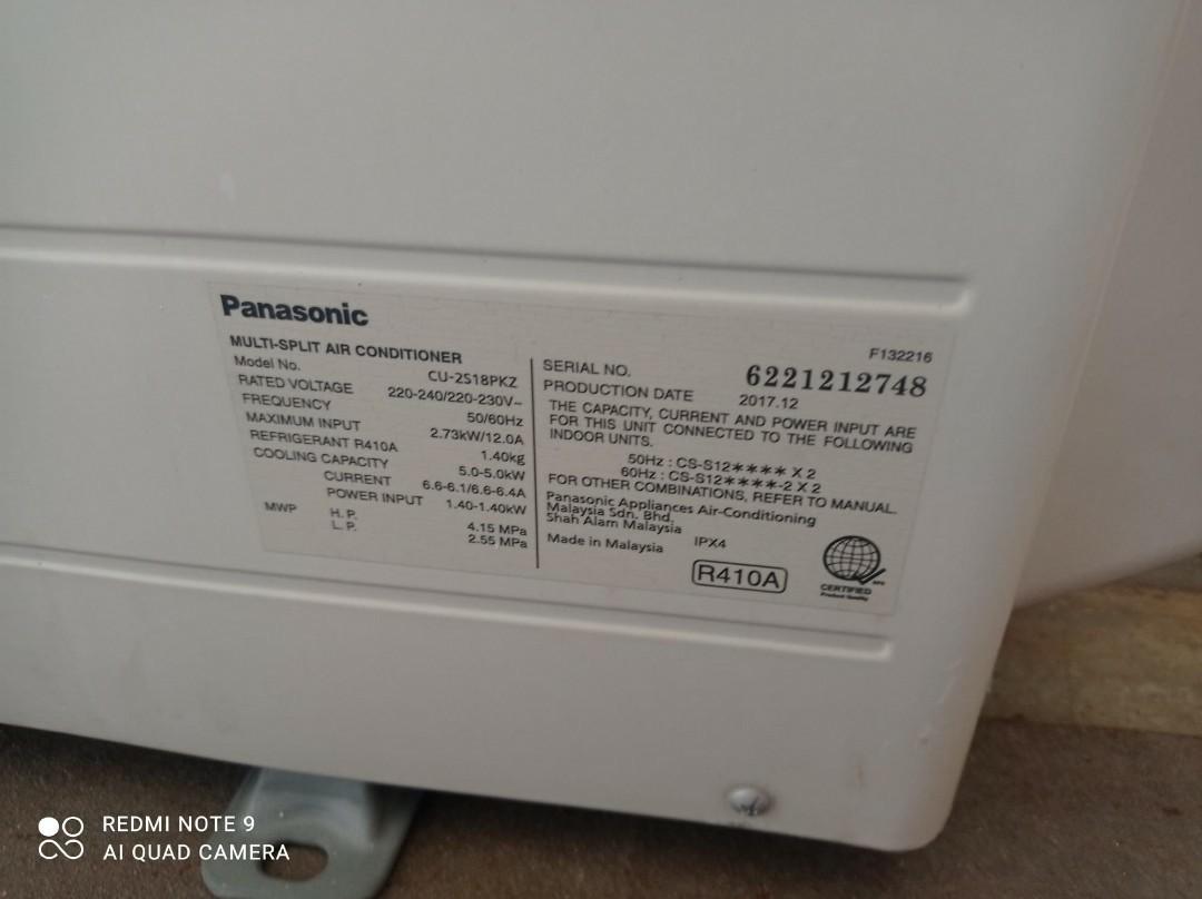Panasonic Inverter System 2, TV & Home Appliances, Air Conditioners ...