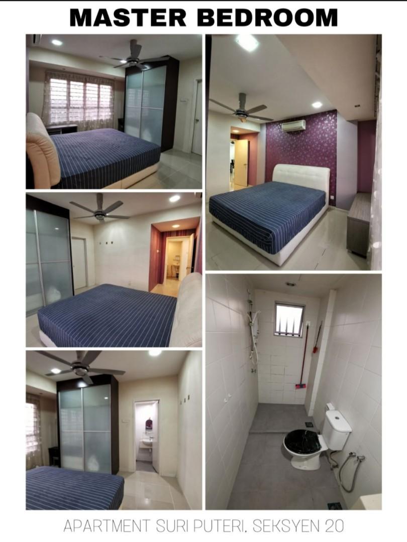 PARTLY FURNISHED & NICE HOUSE Suri Puteri Apartment Seksyen 20 Shah ...