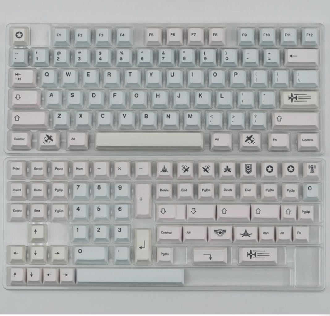 PBT Air Force Cherry Keycaps, Computers & Tech, Parts & Accessories ...