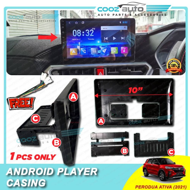 Perodua Ativa Slim Low Spec Dashboard Audio Android Player Radio FM ...