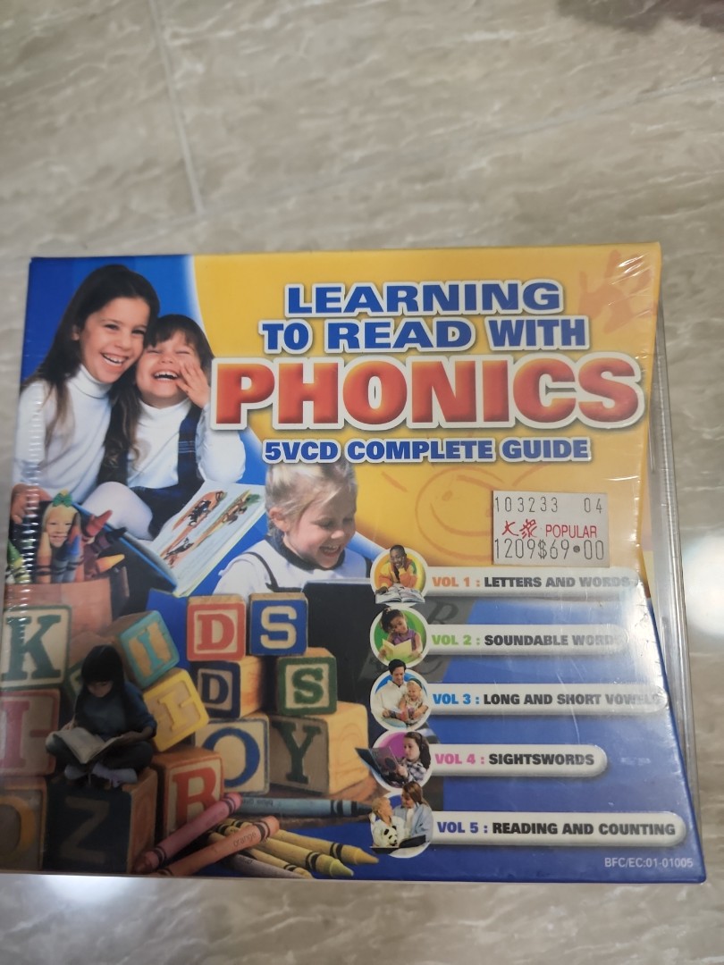 Phonics learning VCD, Everything Else on Carousell