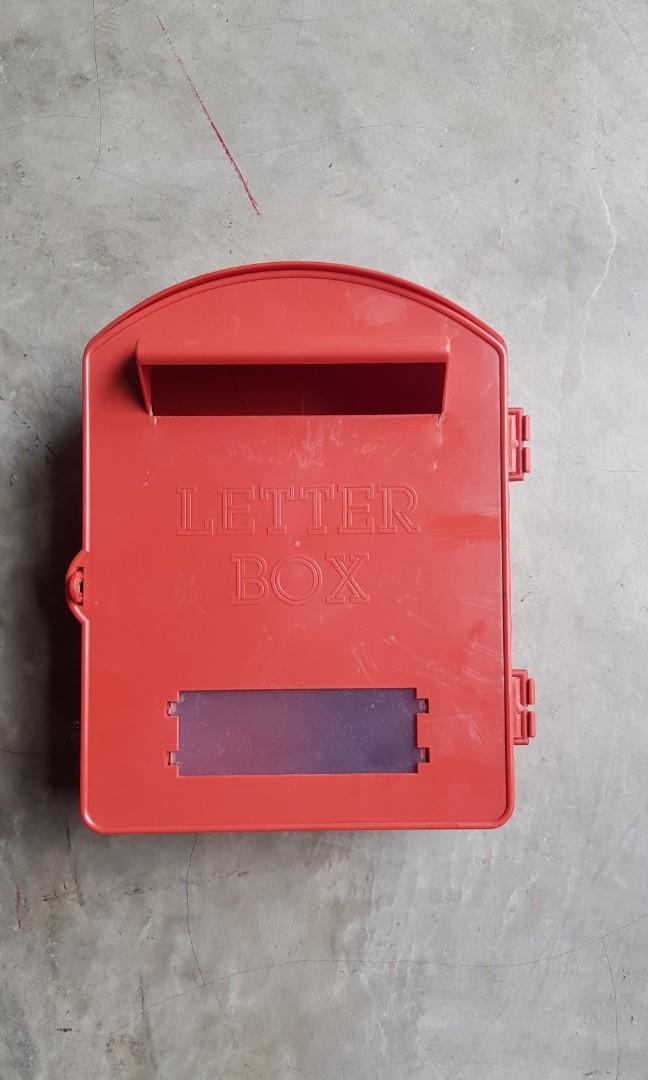 Plastic letter box, Furniture & Home Living, Outdoor Furniture on Carousell