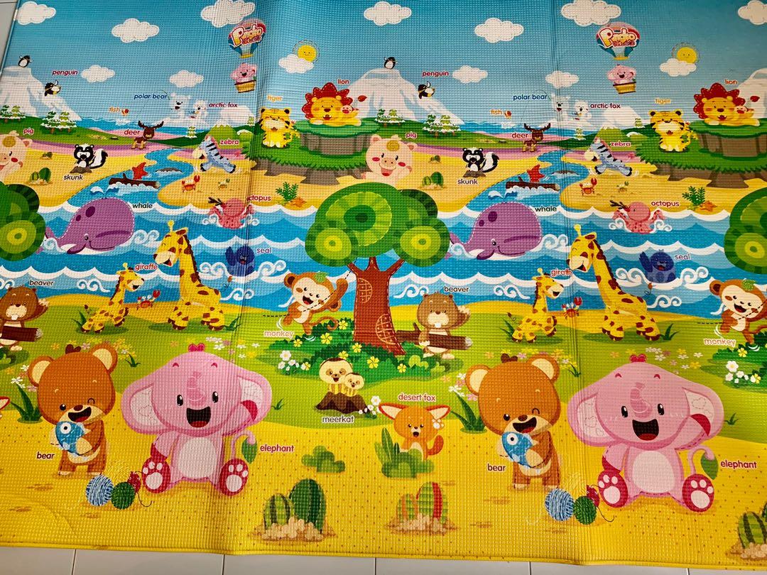 Thick quality Playmat - Reversible Baby Care Play Mat - Pingko Friends ...