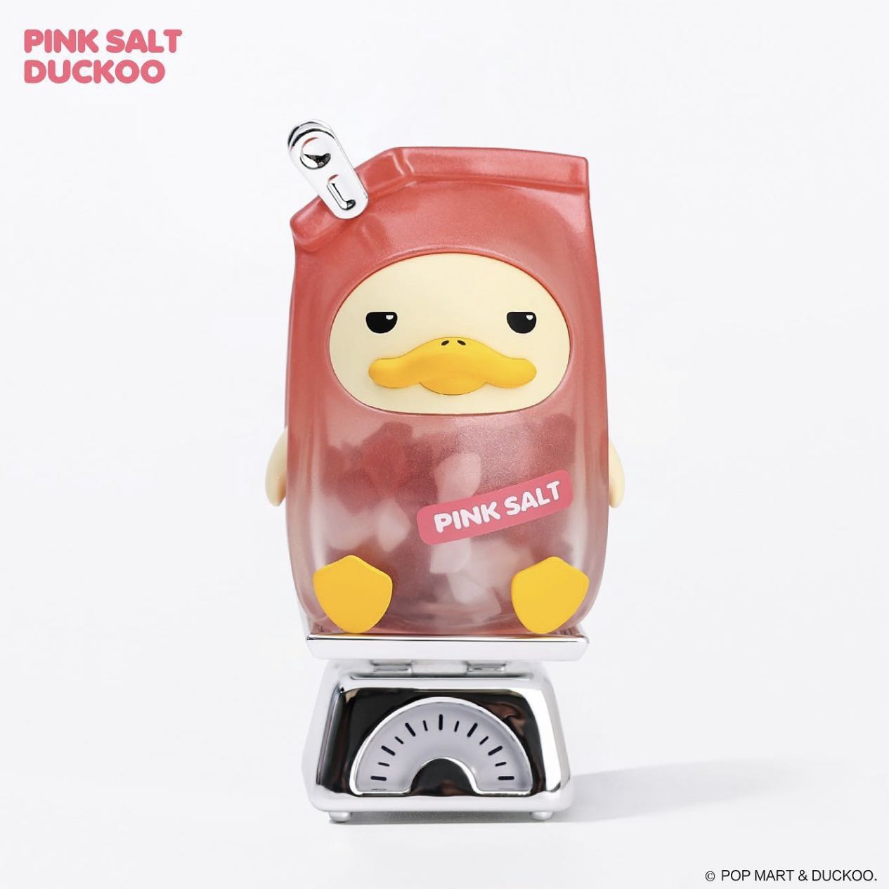 (SOLD)POPMART - Limited Edition Duckoo 100% Pink Salt Figurine, Hobbies ...
