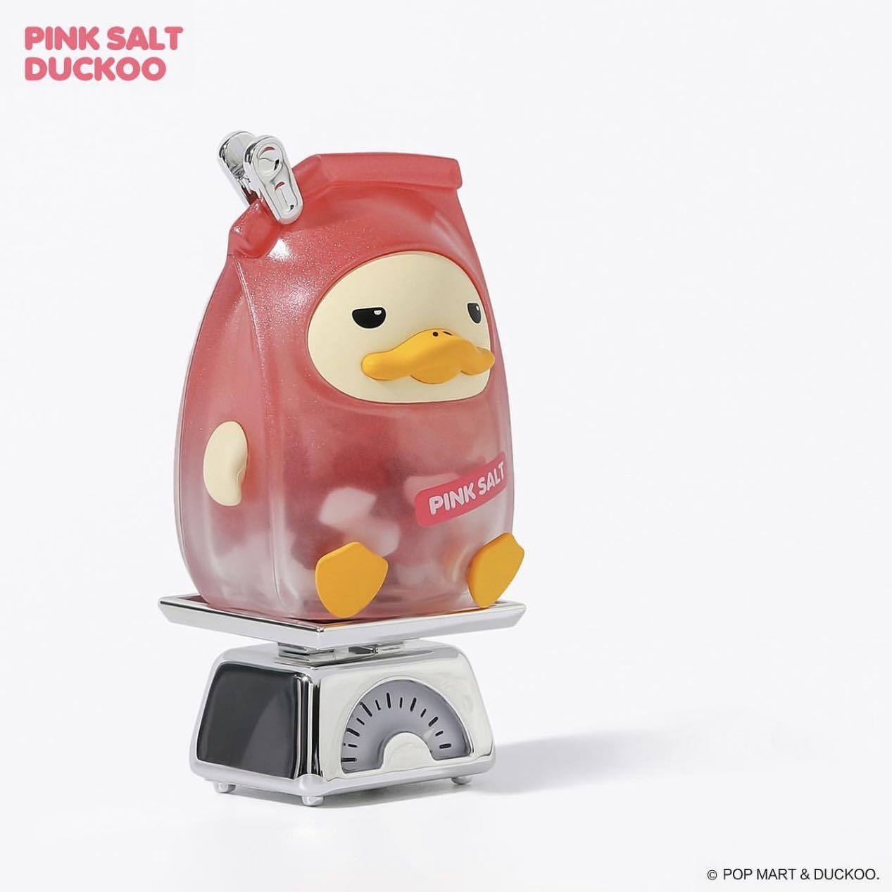(SOLD)POPMART - Limited Edition Duckoo 100% Pink Salt Figurine, Hobbies ...