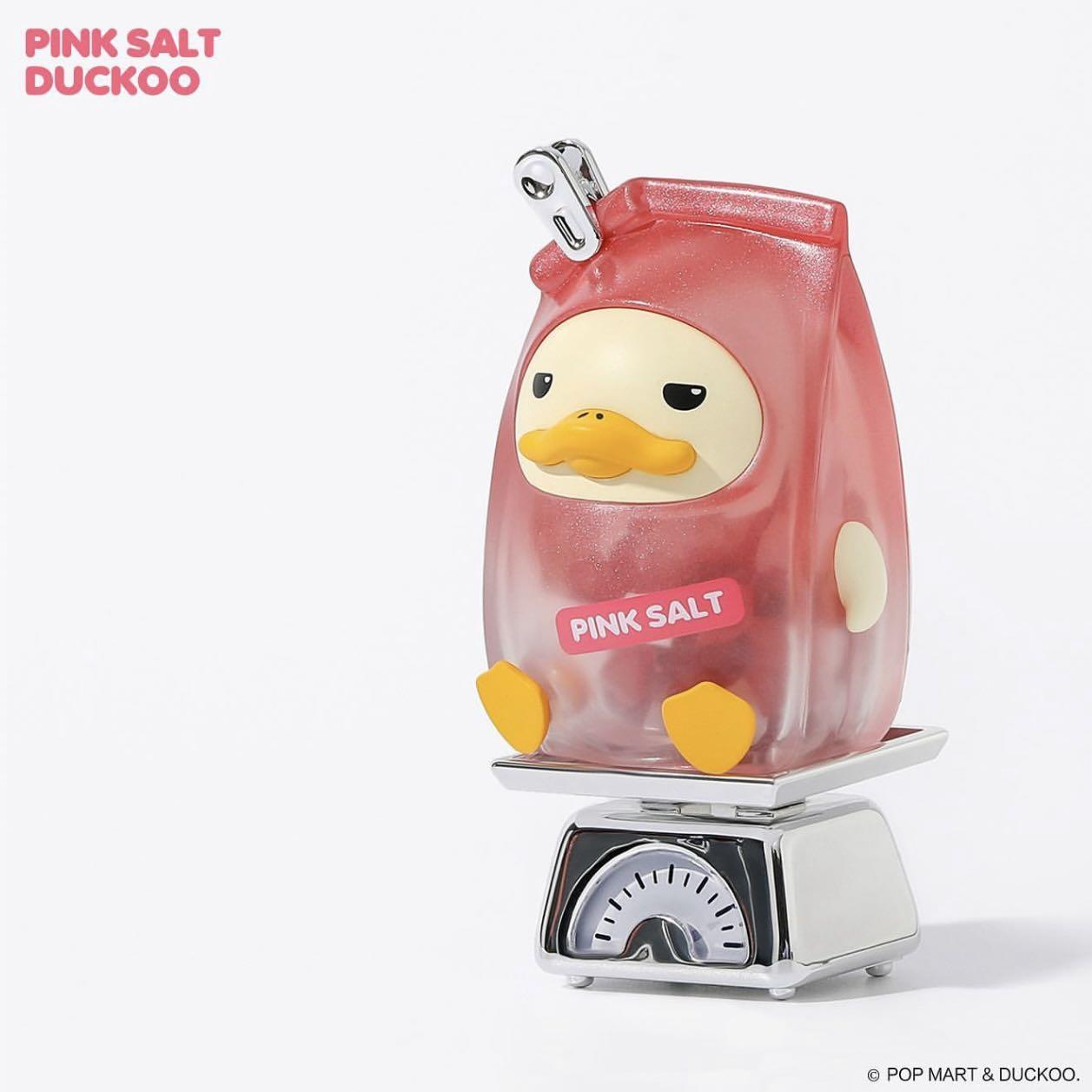 (SOLD)POPMART - Limited Edition Duckoo 100% Pink Salt Figurine, Hobbies ...