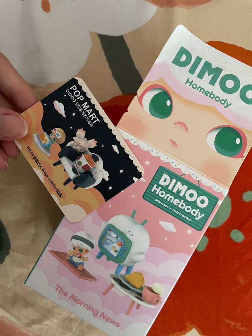 Popmart Dimoo homebody secret - Binge watcher, Hobbies & Toys, Toys ...