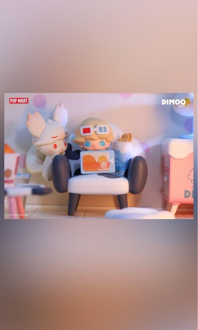 Popmart Dimoo homebody secret - Binge watcher, Hobbies & Toys, Toys ...