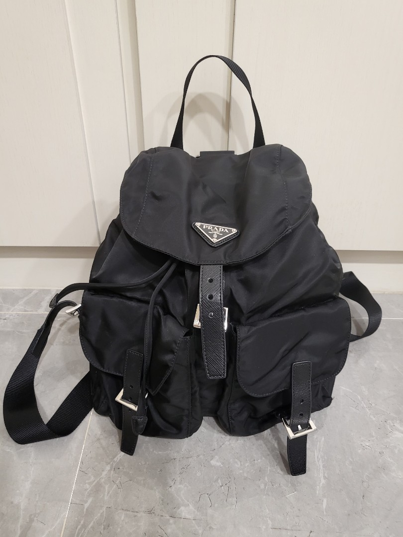 PRADA Re-nylon Small Backpack, Luxury, Bags & Wallets on Carousell