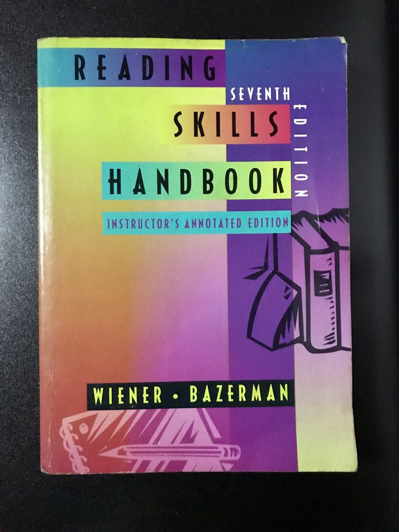 Reading Skills Handbook Annotated Instructor's Edition [7th Edition] by ...
