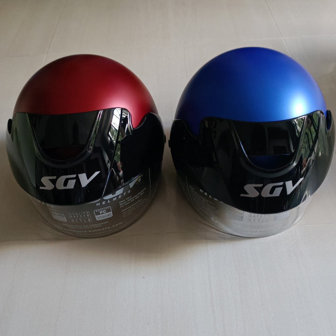 Sgv Cruiser Helmet, Motorcycles, Motorcycle Accessories on Carousell