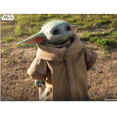 Sideshow THE CHILD Baby Yoda Life Size Figure Statue Replica ...