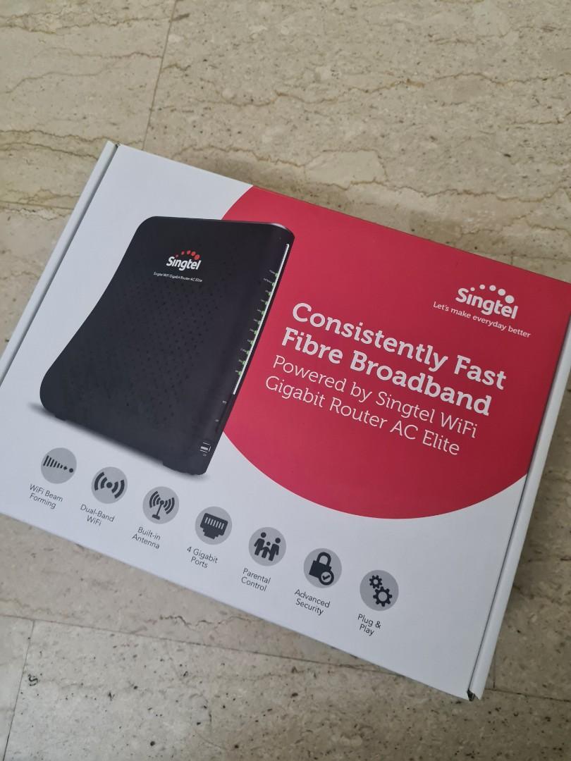 Singtel Consistently Fast Fibre Broadband, Computers & Tech, Parts ...