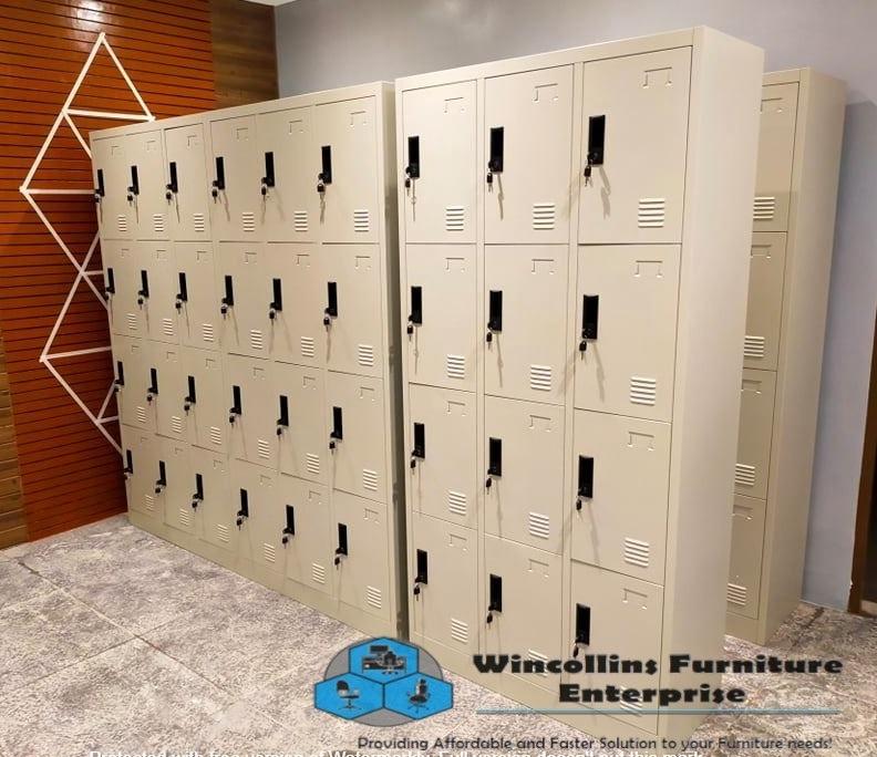Steel locker 12 doors locker / filing cabinet, Furniture & Home Living ...