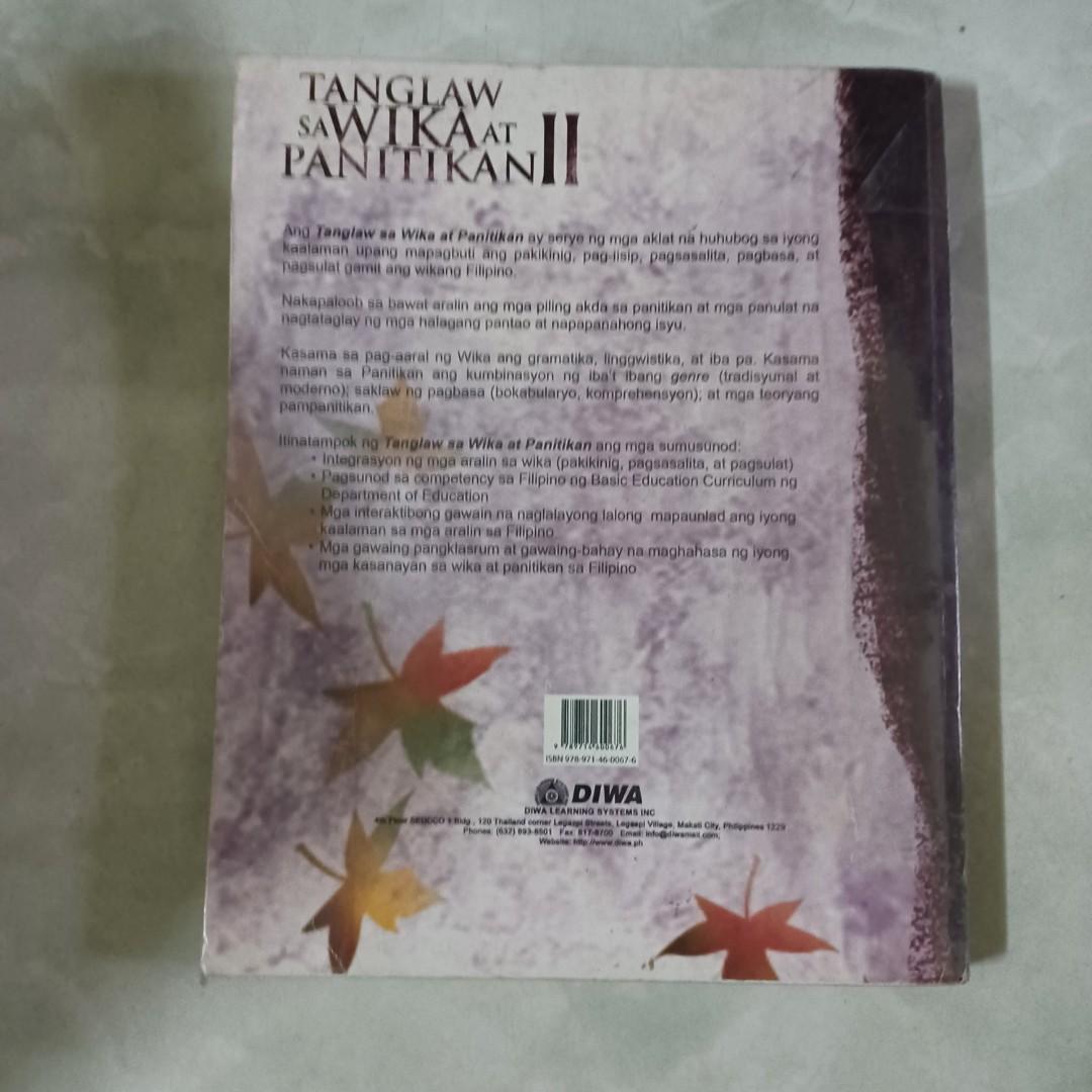 Tanglaw sa Wika at Panitikan II, Hobbies & Toys, Books & Magazines ...