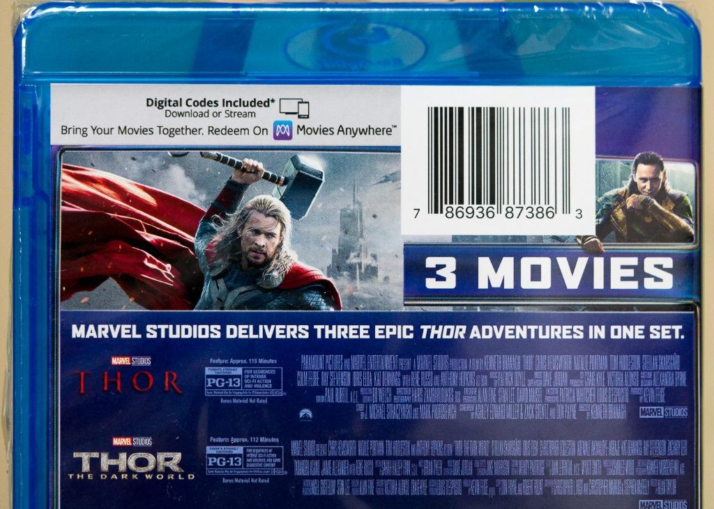 Thor 3-Movie Collection Blu-ray, Hobbies & Toys, Music & Media, CDs ...