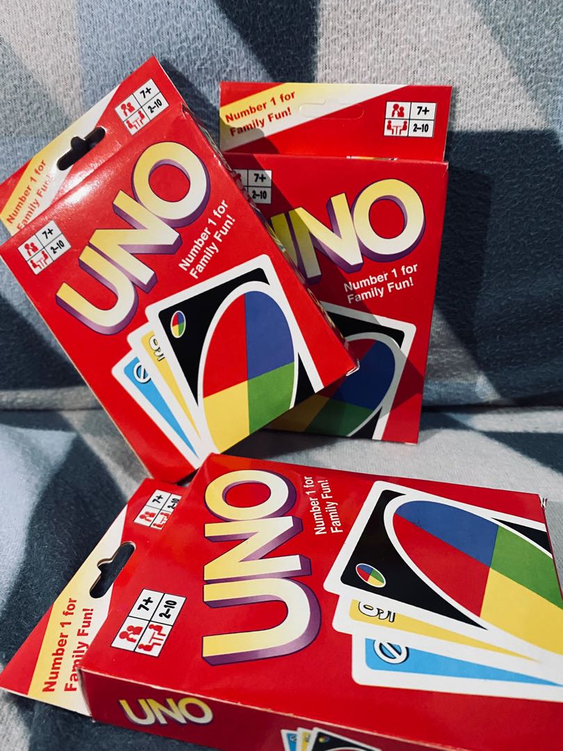 UNO Cards Family Card Games 9*6*2cm, Hobbies & Toys, Toys & Games on ...