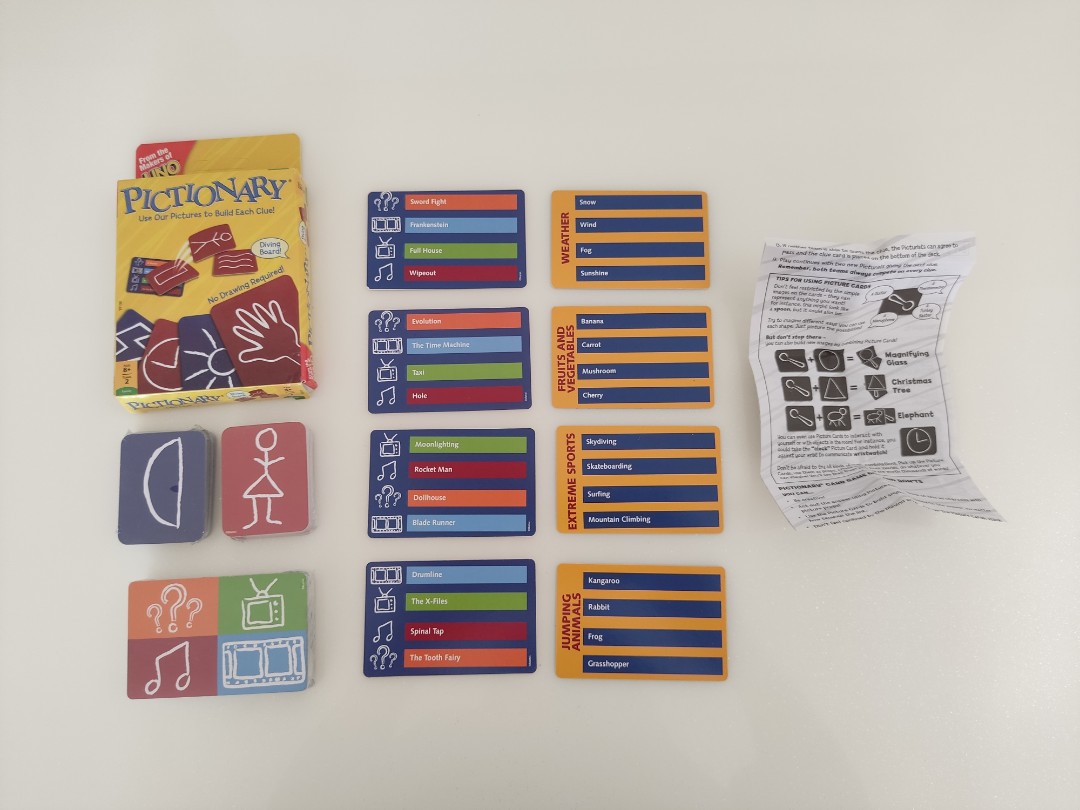 Uno Pictionary (Clearance sales), Hobbies & Toys, Toys & Games on Carousell
