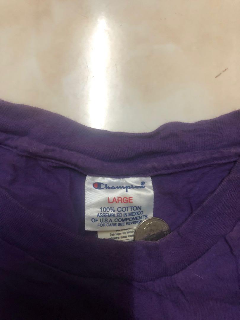 Vintage 2000 Los Angeles Lakers Shirt Champion Tag Mens Fashion Tops