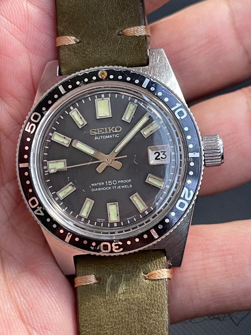 Vintage Rare seiko 6217 mas first diver Seiko, Luxury, Watches on Carousell