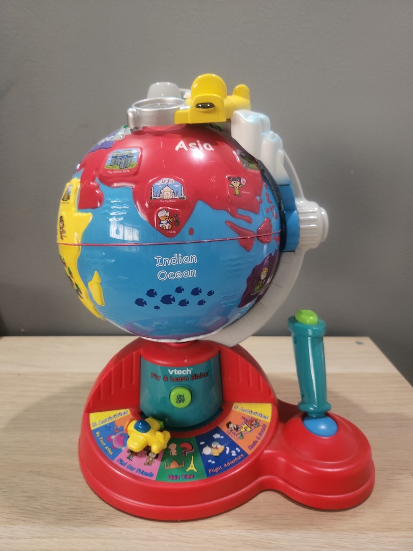 Vtech Fly & Learn Globe 3 to 5 yo, Babies & Kids, Infant Playtime on ...