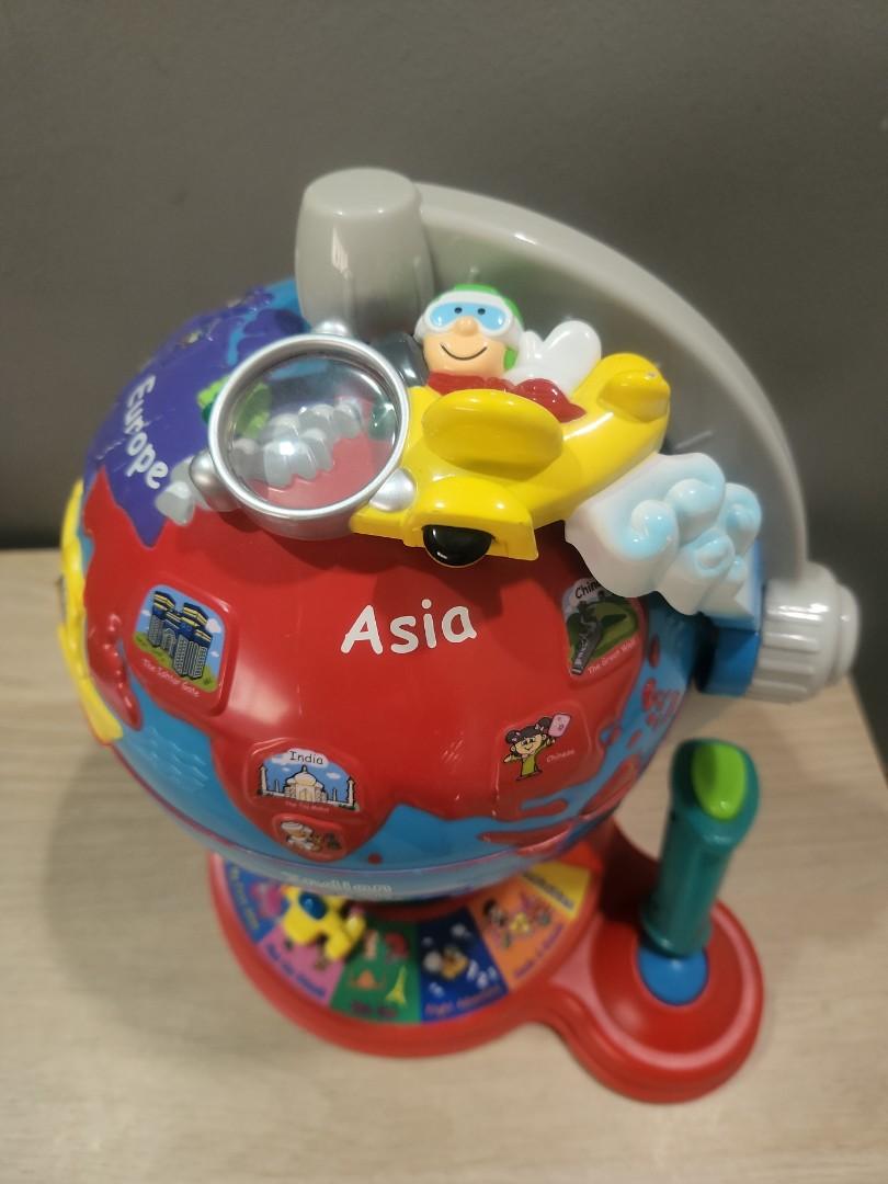 Vtech Fly & Learn Globe 3 to 5 yo, Babies & Kids, Infant Playtime on ...